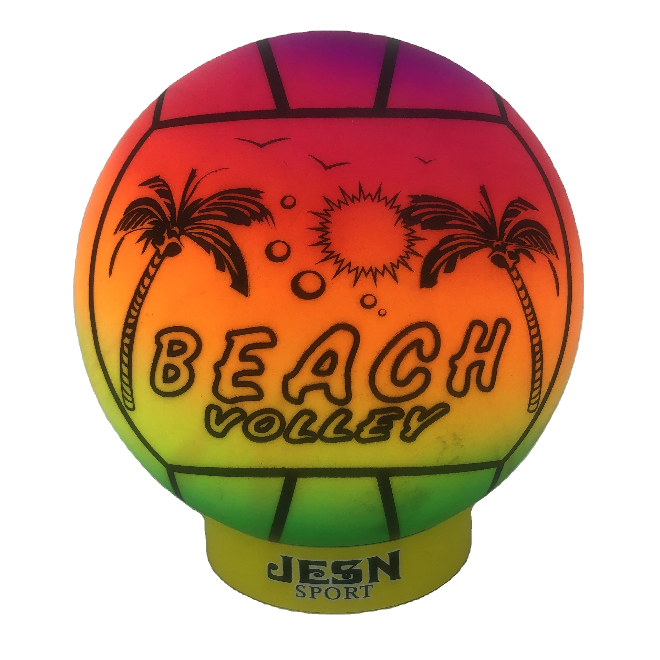 Pvc Rainbow Toy Ball Pvc Volleyball Inflated Volleyball Beach Game ...