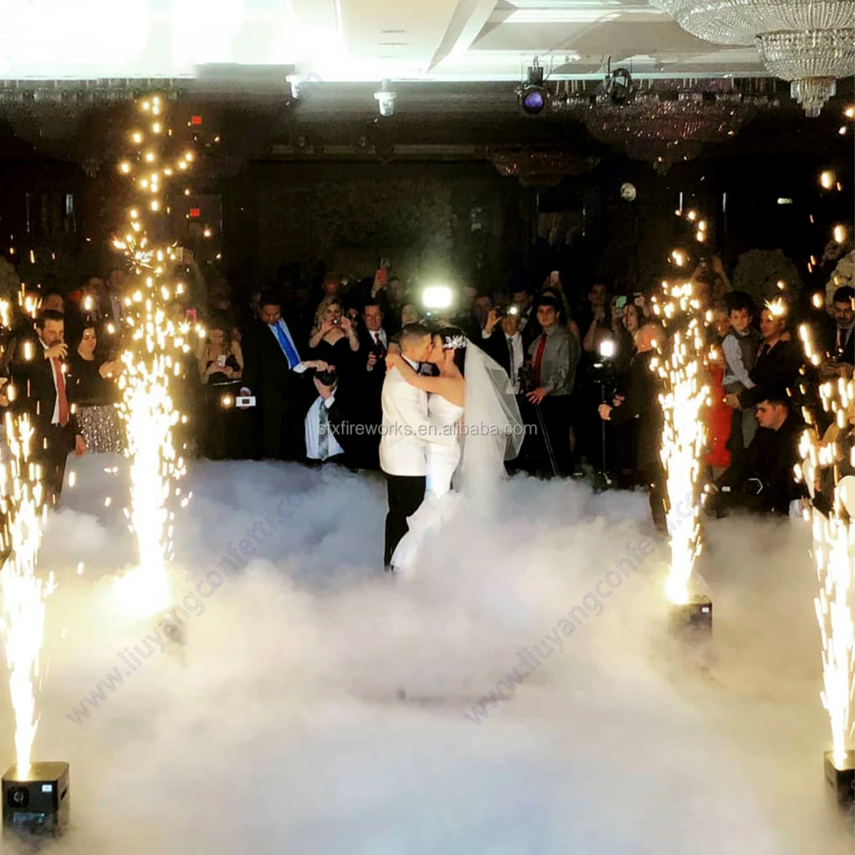 DMX512 Cold Fire Pyrotechnic Machine for Event Decorations