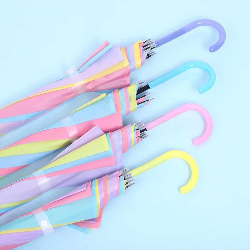 Mu Clear Transparent Rain Umbrella Pvc Dome Bubble Rain Sun Shade ...