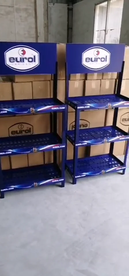 Customized Design Engine Stand Motor Oil Bottle Rack Lubricant Unit ...