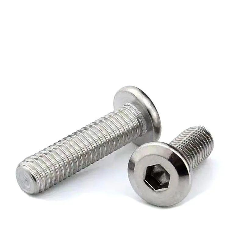 201 Stainless Steel Chamfer Hexagon Flat Head M6m8 Beveled Round Head ...