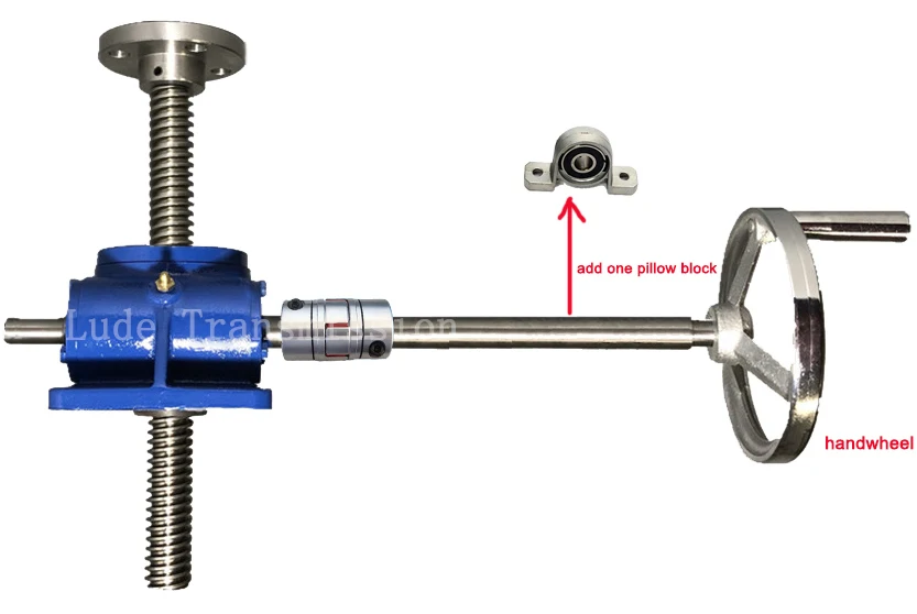 Worm Gear Screw Jacks Gearbox For Platform Or Table Lift Worm Gear ...
