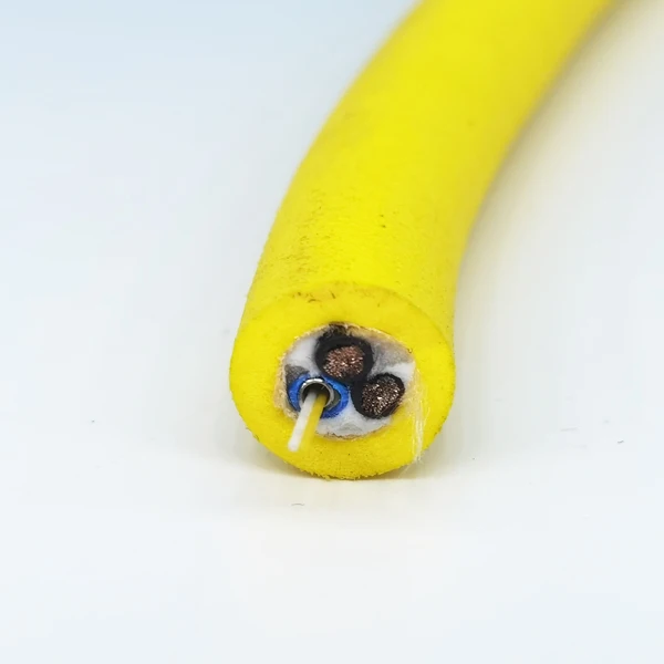 Kevlar Reinforced Underwater ROV Cable - 2 Core SM Fiber Optic