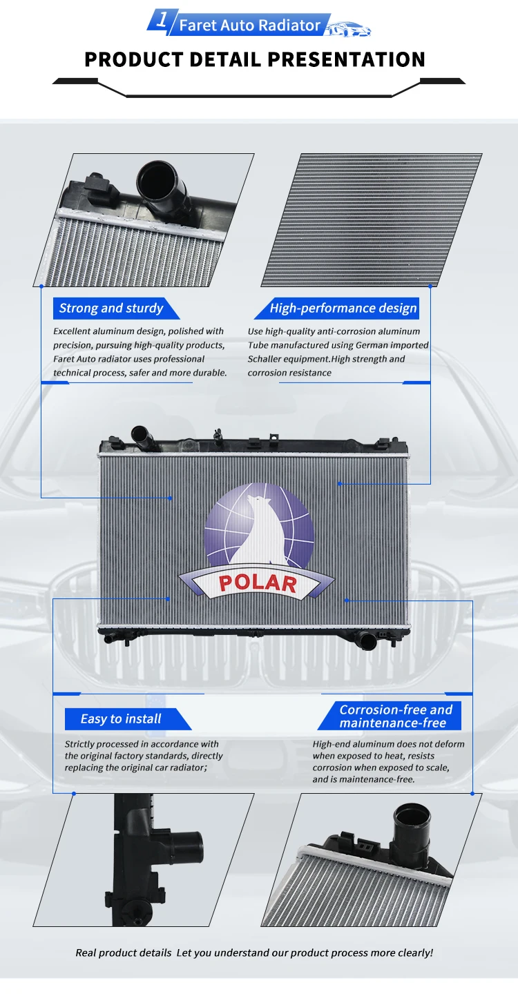 Faret Polar Radiator - Reliable OEM for Toyota Lexus Is200t