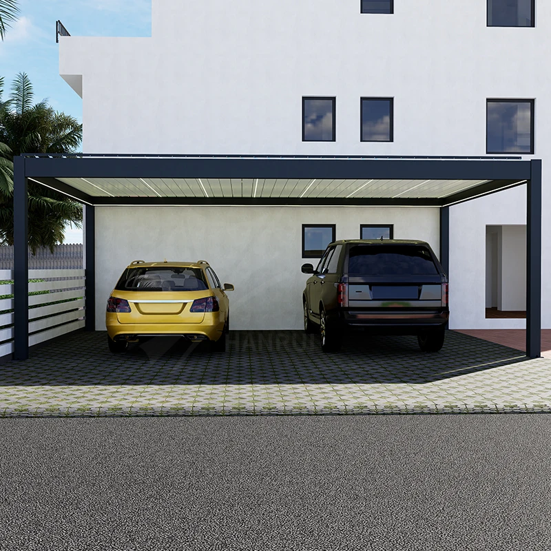 Carport Canopy Opening Aluminum Louvers Roof System Pergola Motorized ...