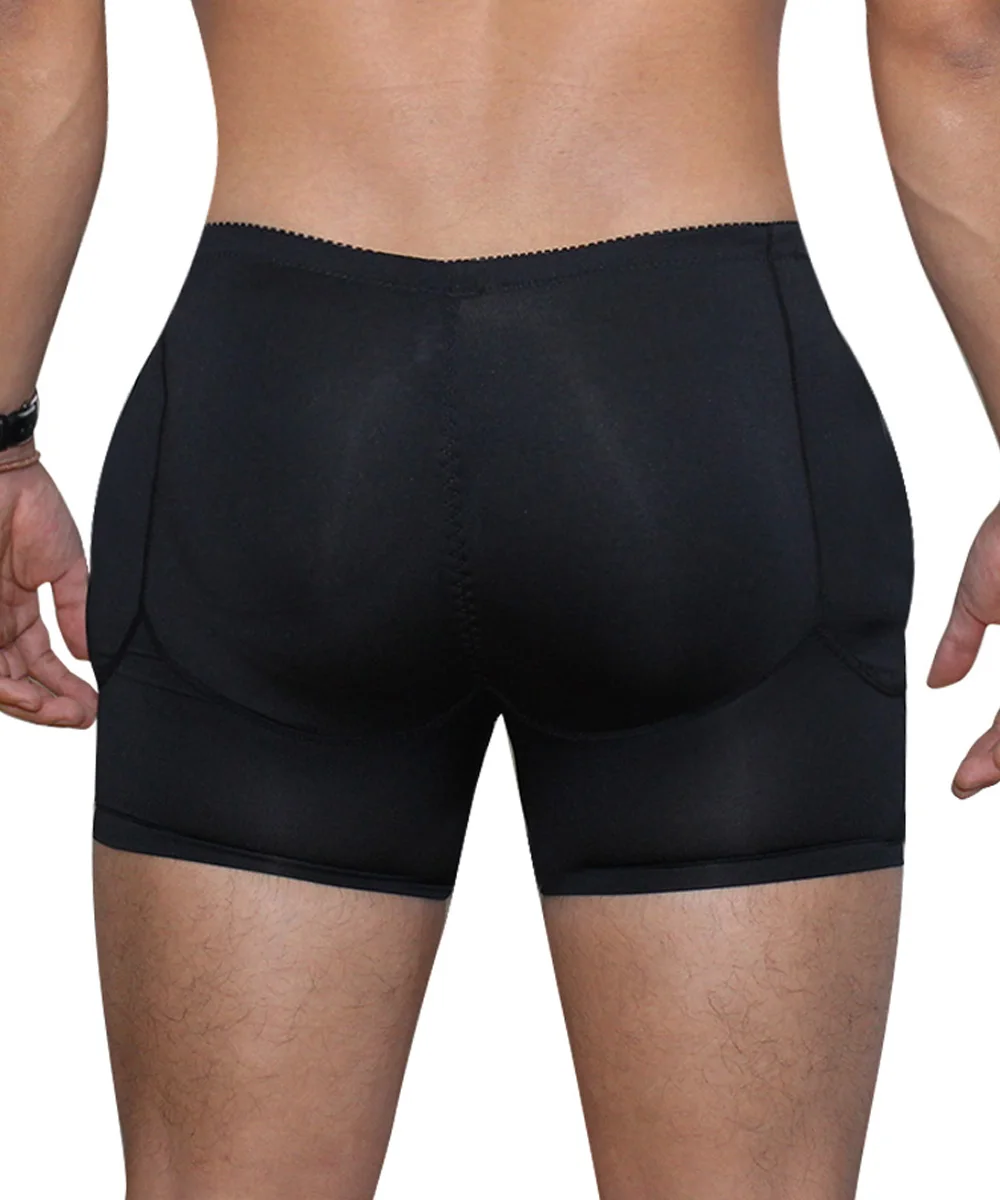 Fasion Popular Plus Size Underwear Pant Boxer Men Black Padded Open ...