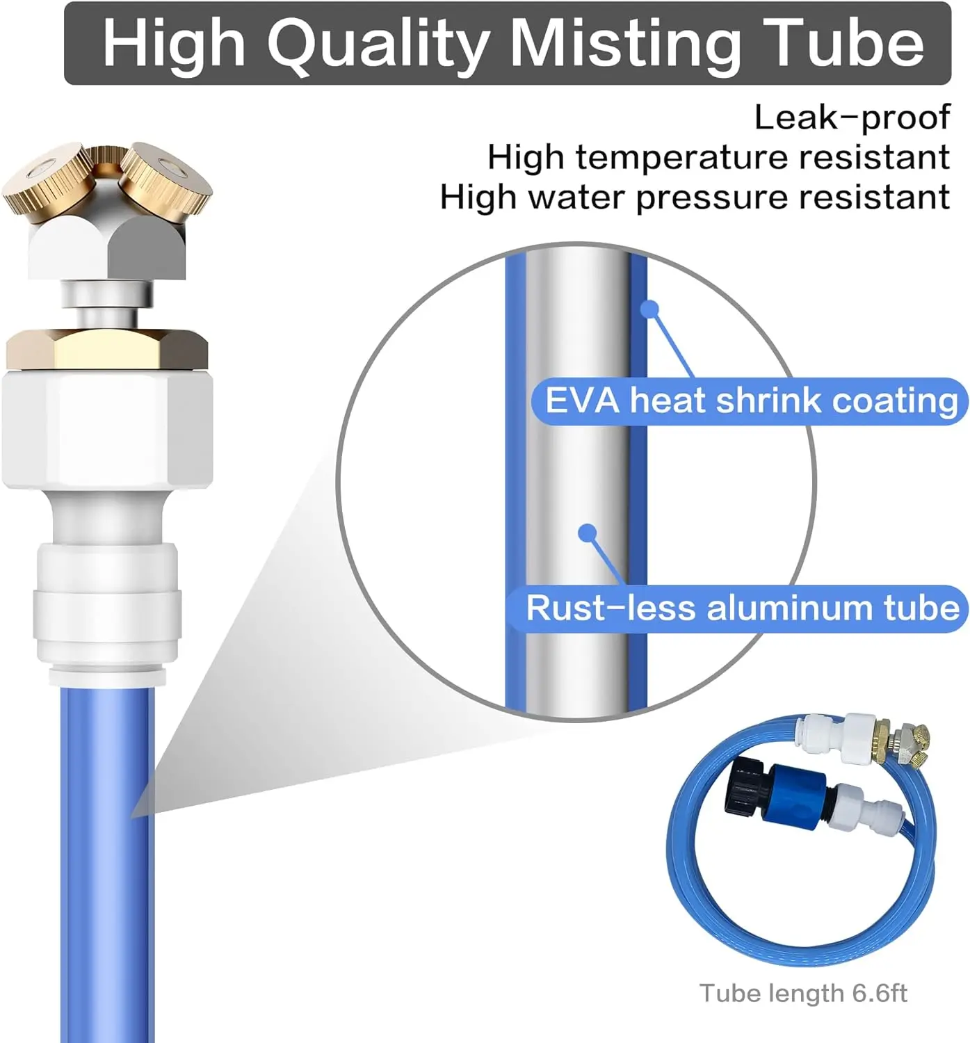 Cobra Portable Mist Stand Misters for Outside Patio 3 Nozzles