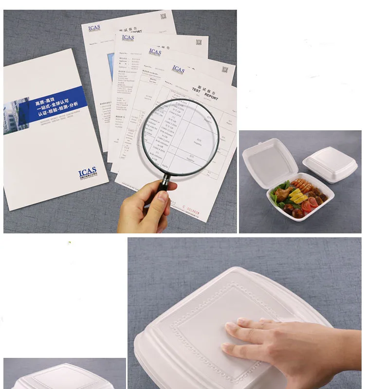 Burger Foam - Packed Lunch Styro Food Pack Alternatives