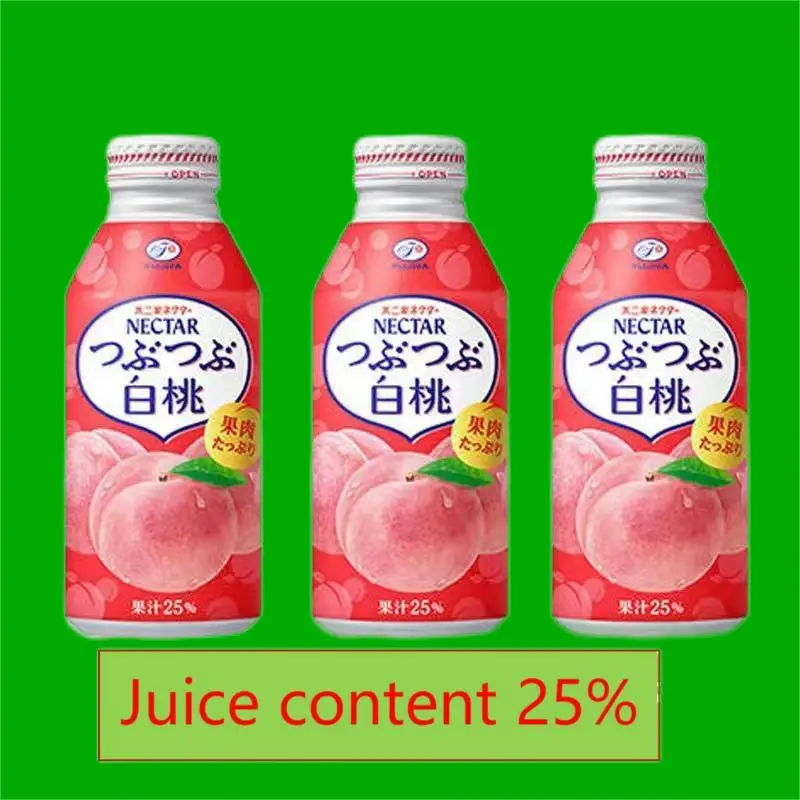 Japan Fujiya Nectar White Peach Juice 380ml - Refreshing Fruit Drink ...
