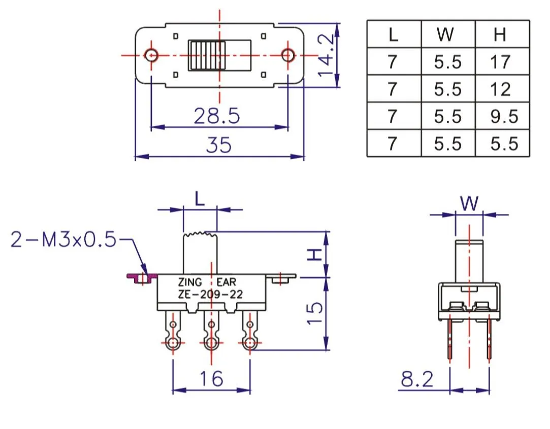Zing Ear Ze-209-22 Dpdt On-on Mini Ceiling Fan Reverse Direction ...
