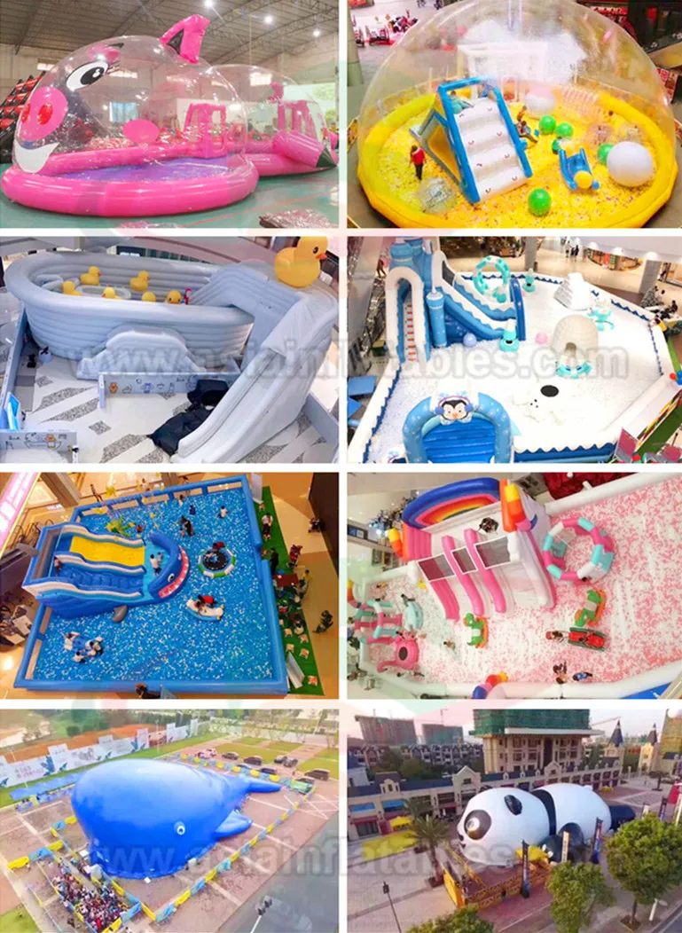 Inflatables Commercial Outdoor Combination Amusement Park Giant Indoor ...