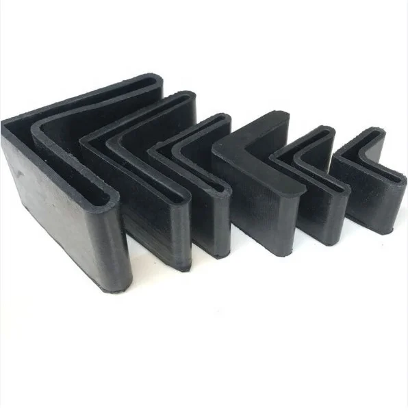L-shaped Rubber Furniture Leg Pads & Covers - Oem/odm Available