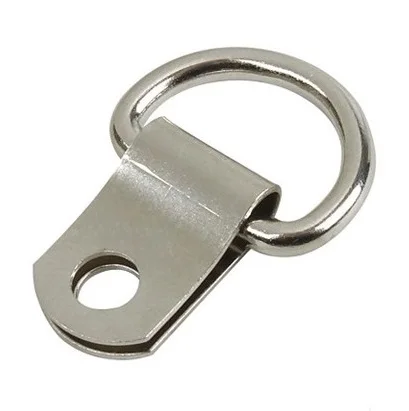 Stainless Steel Lashing Rings Forged Lashing Ring Black D-shaped Tie ...