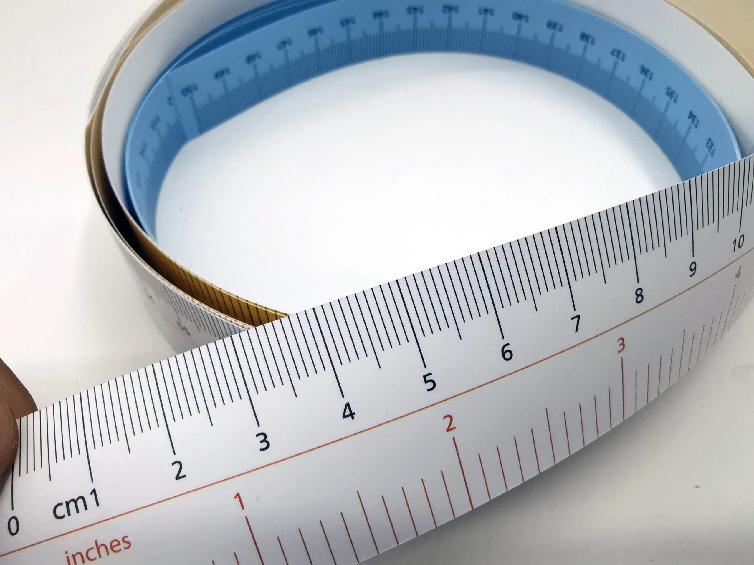 1 Meter 40" Paper Tape Educare Wound Ruler (paper) Wound Measuring Tape ...
