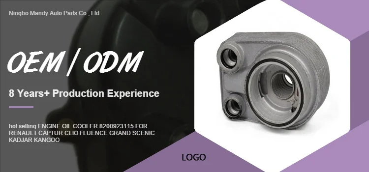 Hot Selling ENGINE OIL COOLER 8200923115 for Renault Cars