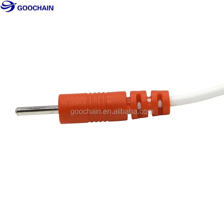 3.5mm Electrode Male Snap To 2.0mm Pin Tens Unit Sexual Stimulation ...