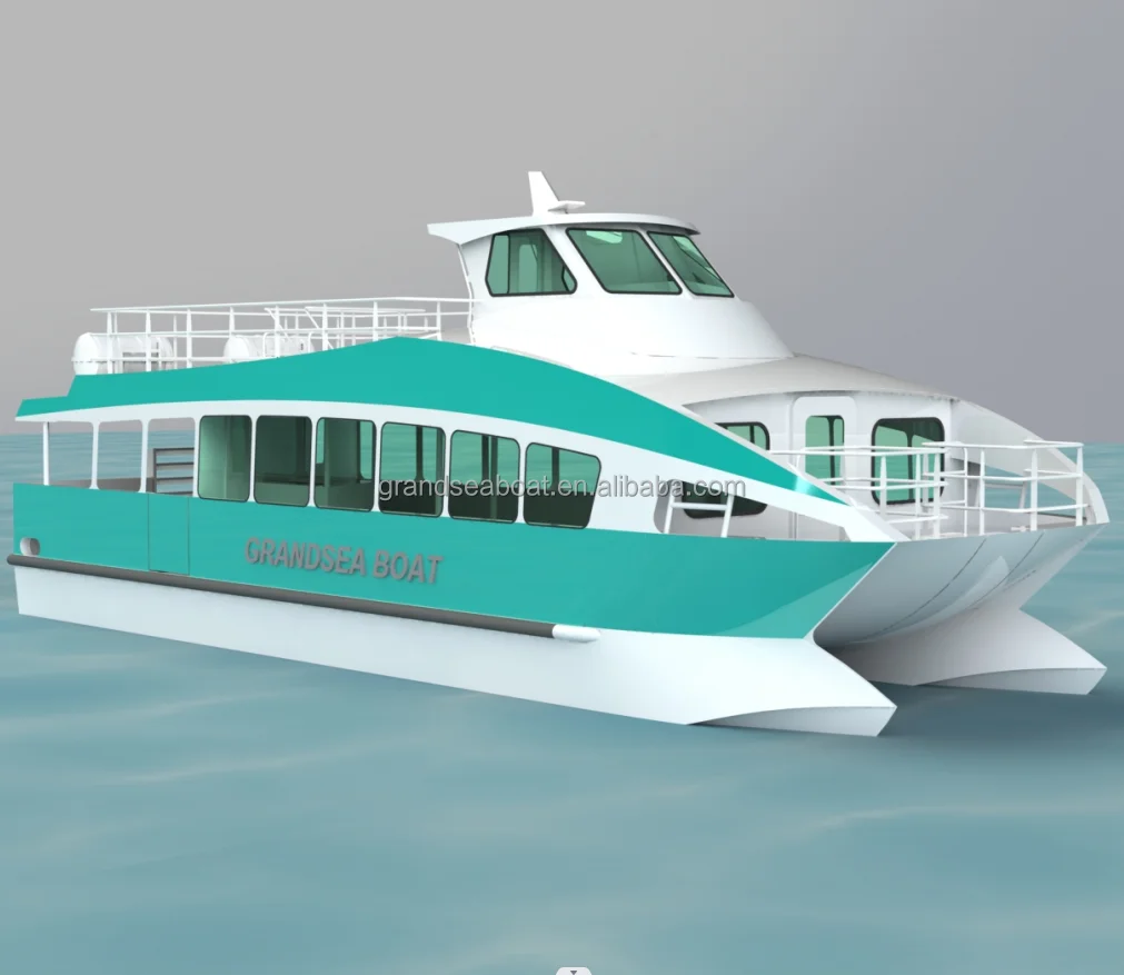 Grandsea 15m 50persons Aluminium Catamaran High Speed Passenger Boat ...
