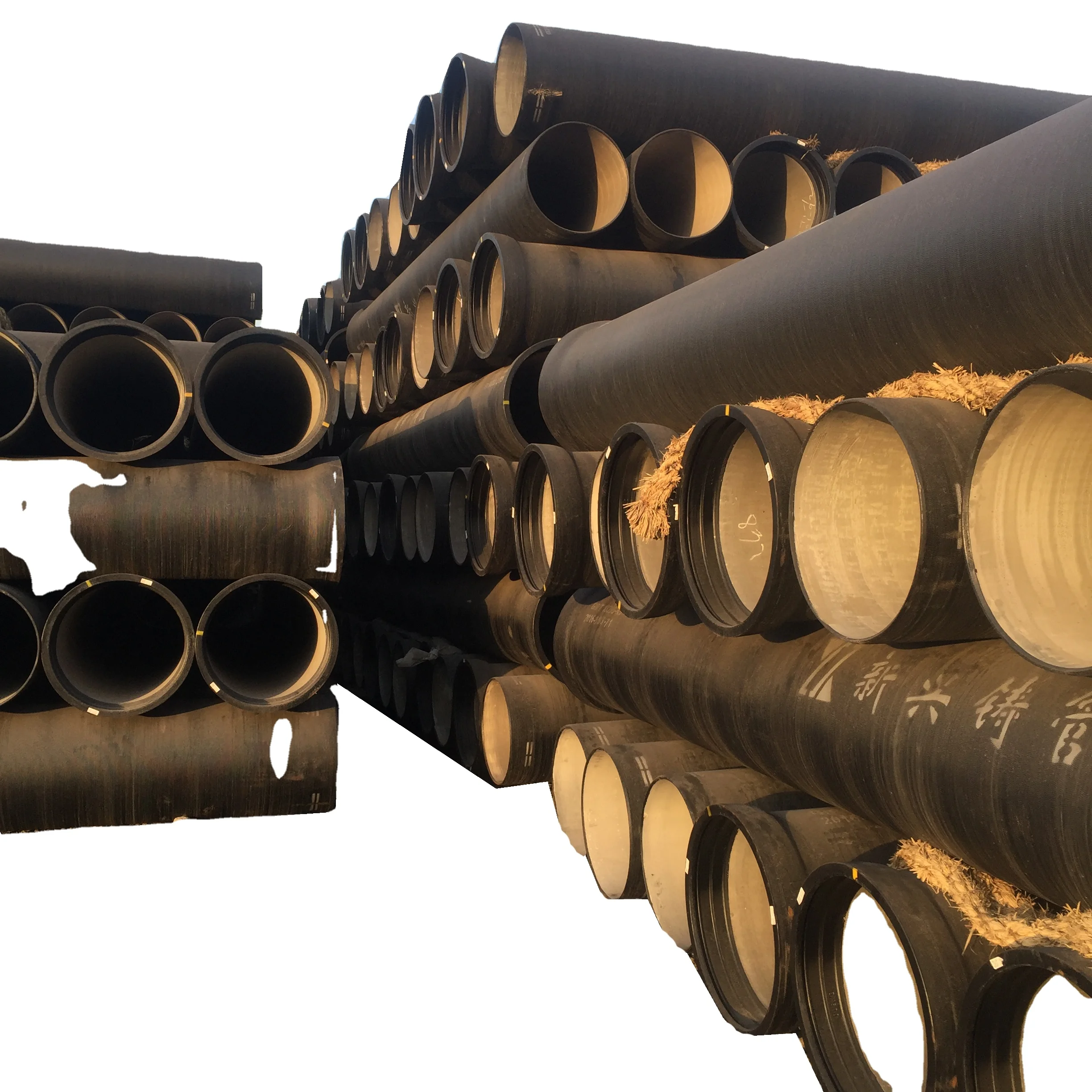 Dn100 Dn150 Dn200 Dn250 Ductile Cast Iron Pipes K7 K8 K9 Fitting For ...