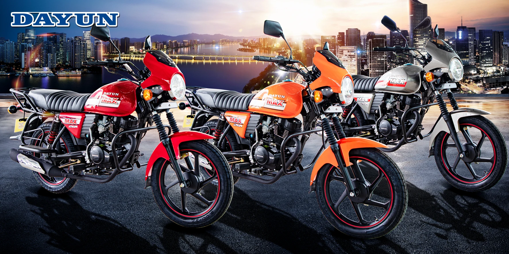 DAYUN DY150-26A 150CC Single Cylinder Boxer Motorcycle for Street