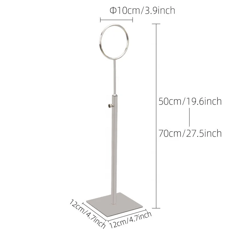 Retail Adjustable Height Metal Bag Stand Purse Holder Stand Women's ...