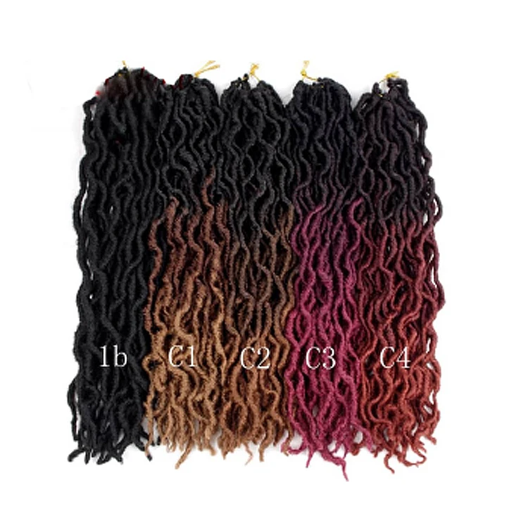 Crochet Faux Locs Gypsy Goddess Locs Synthetic Braiding Hair Extensions ...