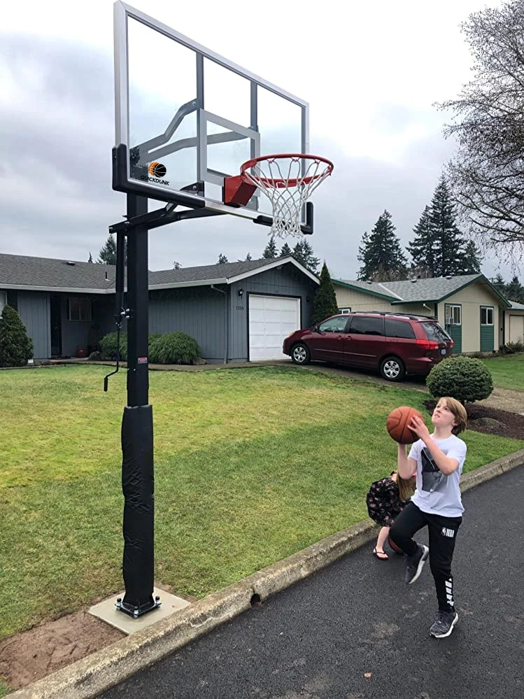 Q022u Basketball Equipment Height Adjustable Inground Basketball Hoop ...