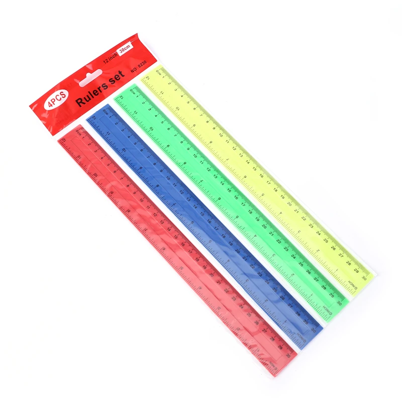 Wholesale Color Groove Ruler 30cm High Quality Color Plastic Groove ...