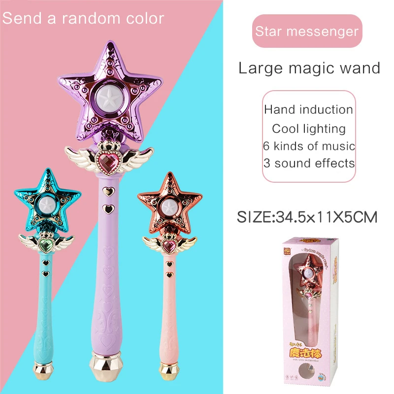 Customizable Luminescent Stick Light-up Magic Wand Children Toys Wand ...