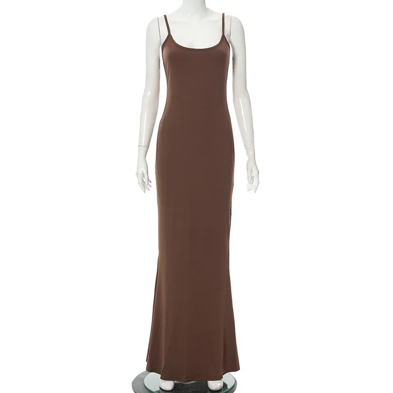 Women Beautiful Long Tight Dresses Long Camisole Dress Women Hot 3090