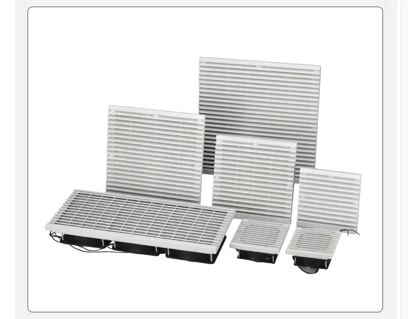 White Color Waterproof Dust Proof Zl803 Fan Filter Cabinet Cooling Fan ...