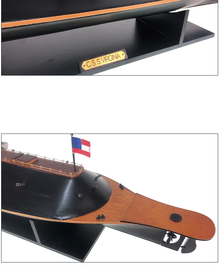 Css Virginia Limited Version American Civil War Iron Fleet Scale Model ...