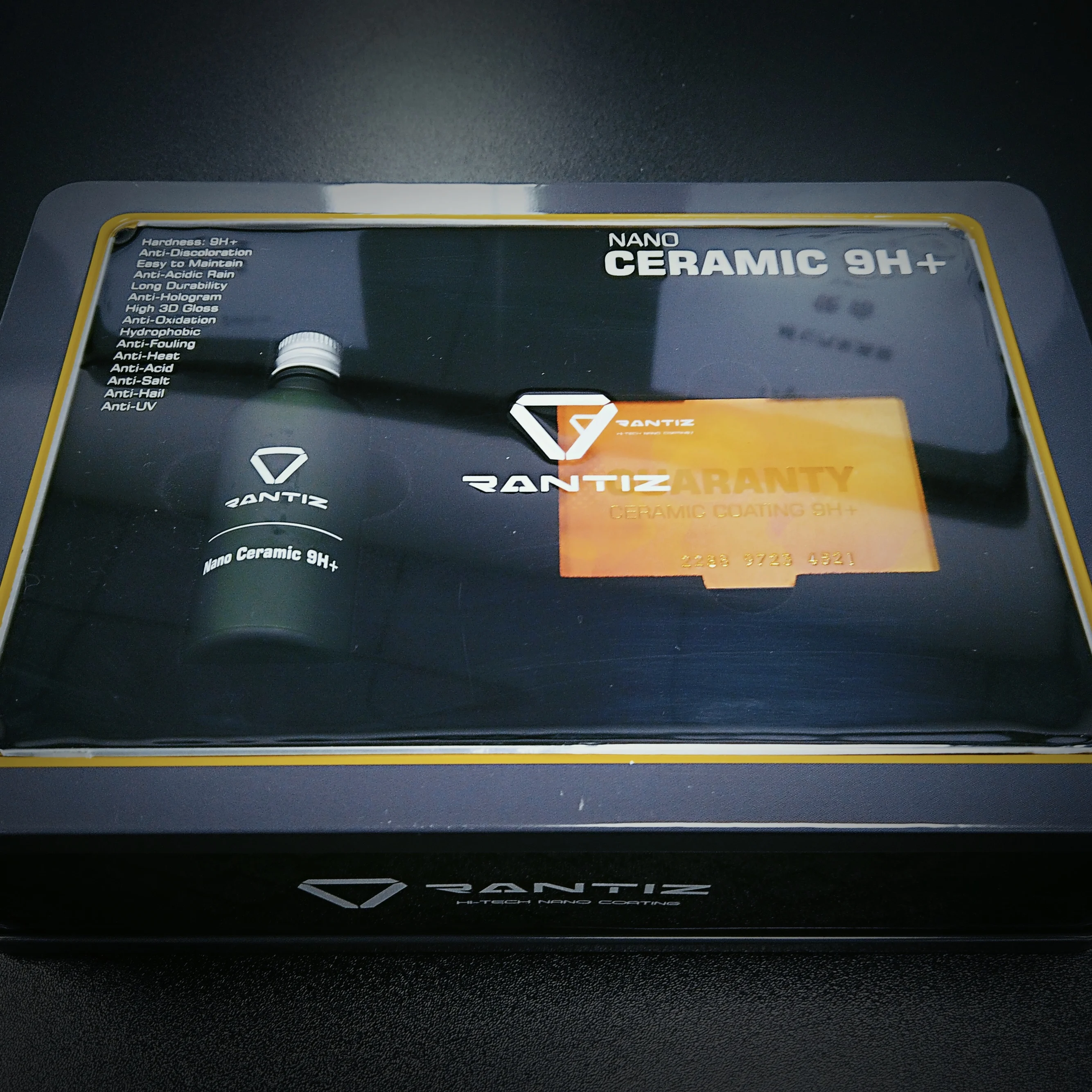 RANTIZ Ceramic Coating 9H+ - Luxury Nano Graphene Protection