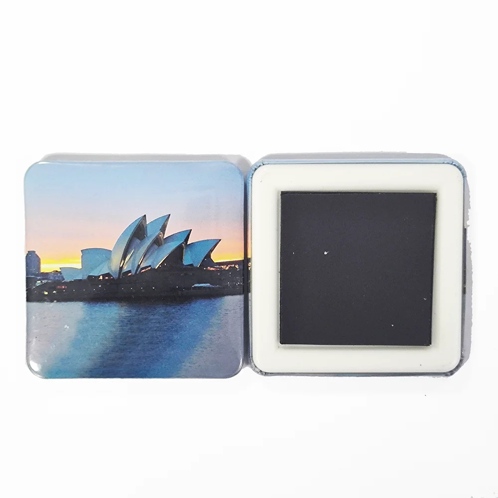 50mm Square Shape Badge Button Magnet for DIY Decoration