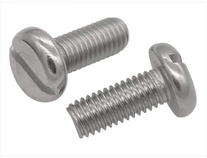 M1.6 - M8 Stainless Steel DIN 85 ISO 1580 Slotted Pan Head Screw