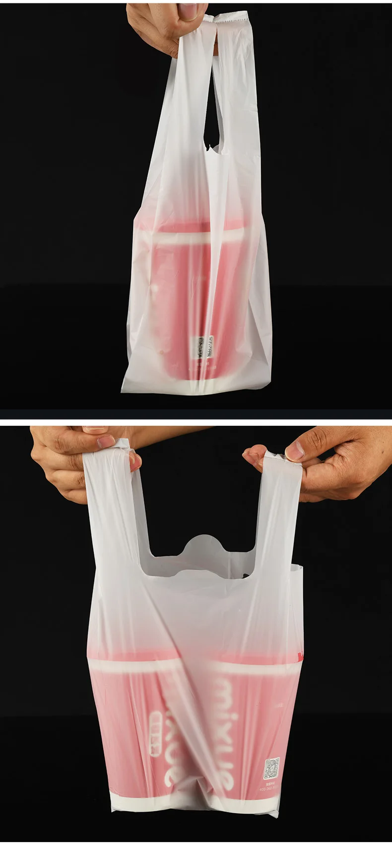 100% Biodegradable PLA PBAT Bags for Food & Beverage