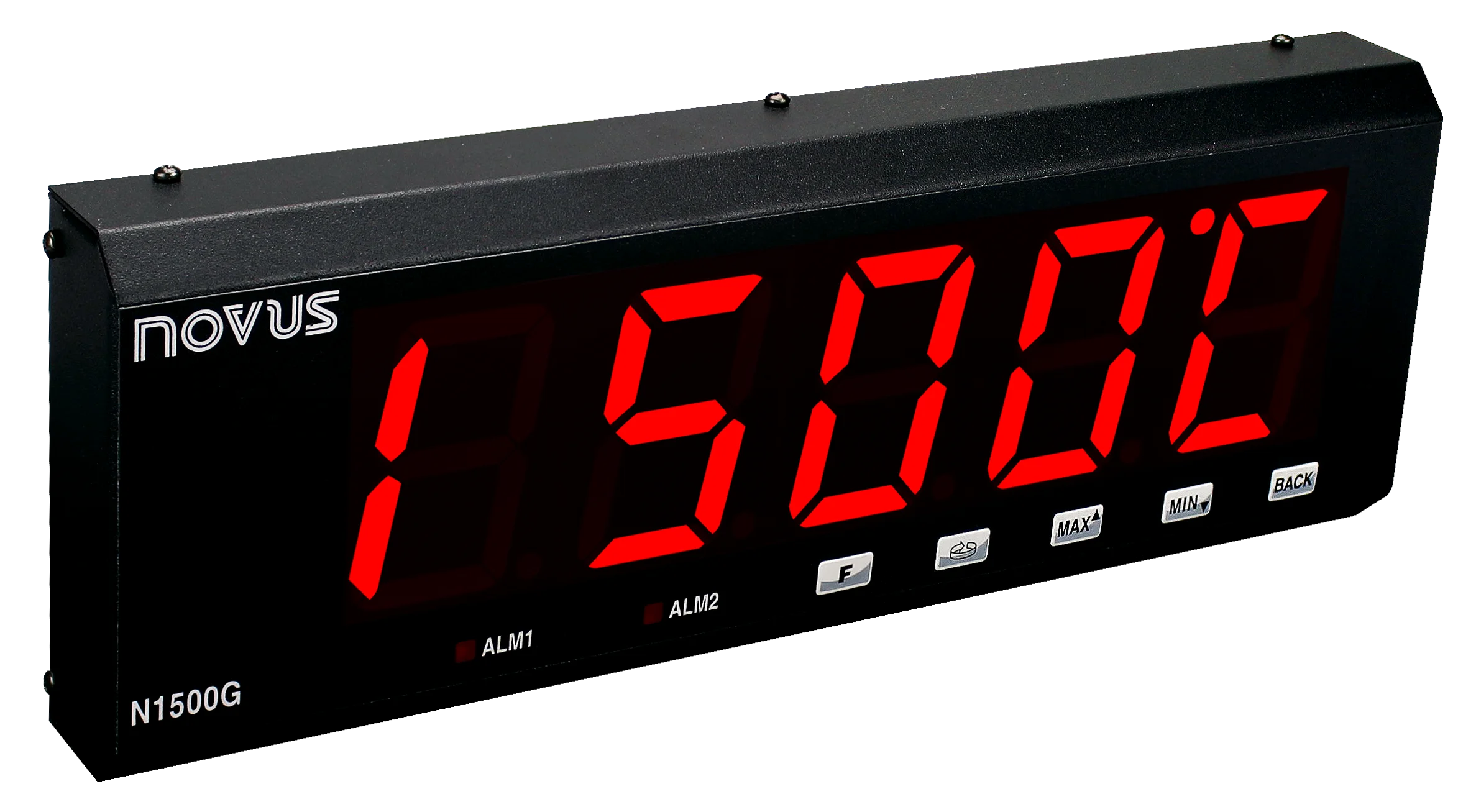 N1500-lc Load Cell Panel Meter. 2 Relays + 4-20 Ma,96x48 Mm Measure ...