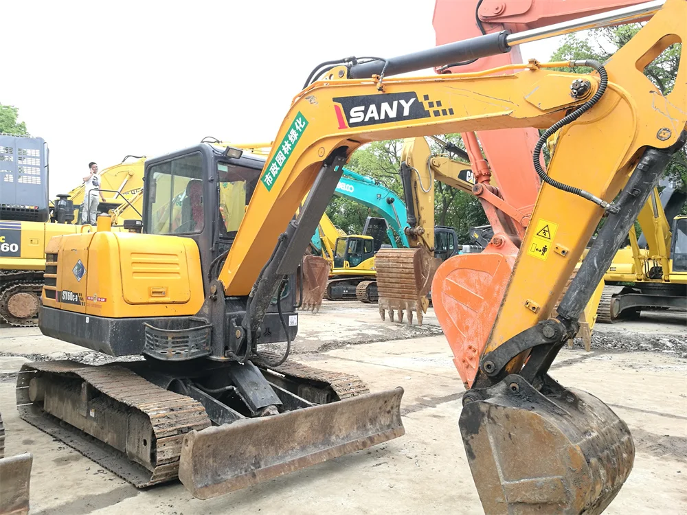Used Sany Sy60 Excavator Sany 6 Ton Mini Excavator High Quality Low ...