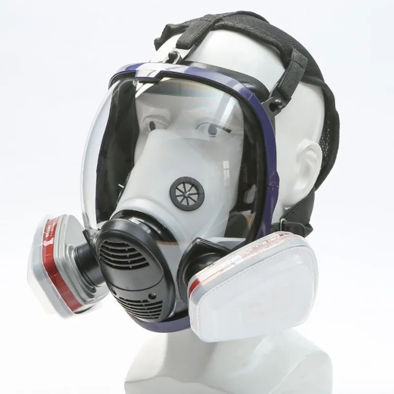 Custom Silicone Anti-Toxic Full Face Gas Mask Respirator & Welding ...