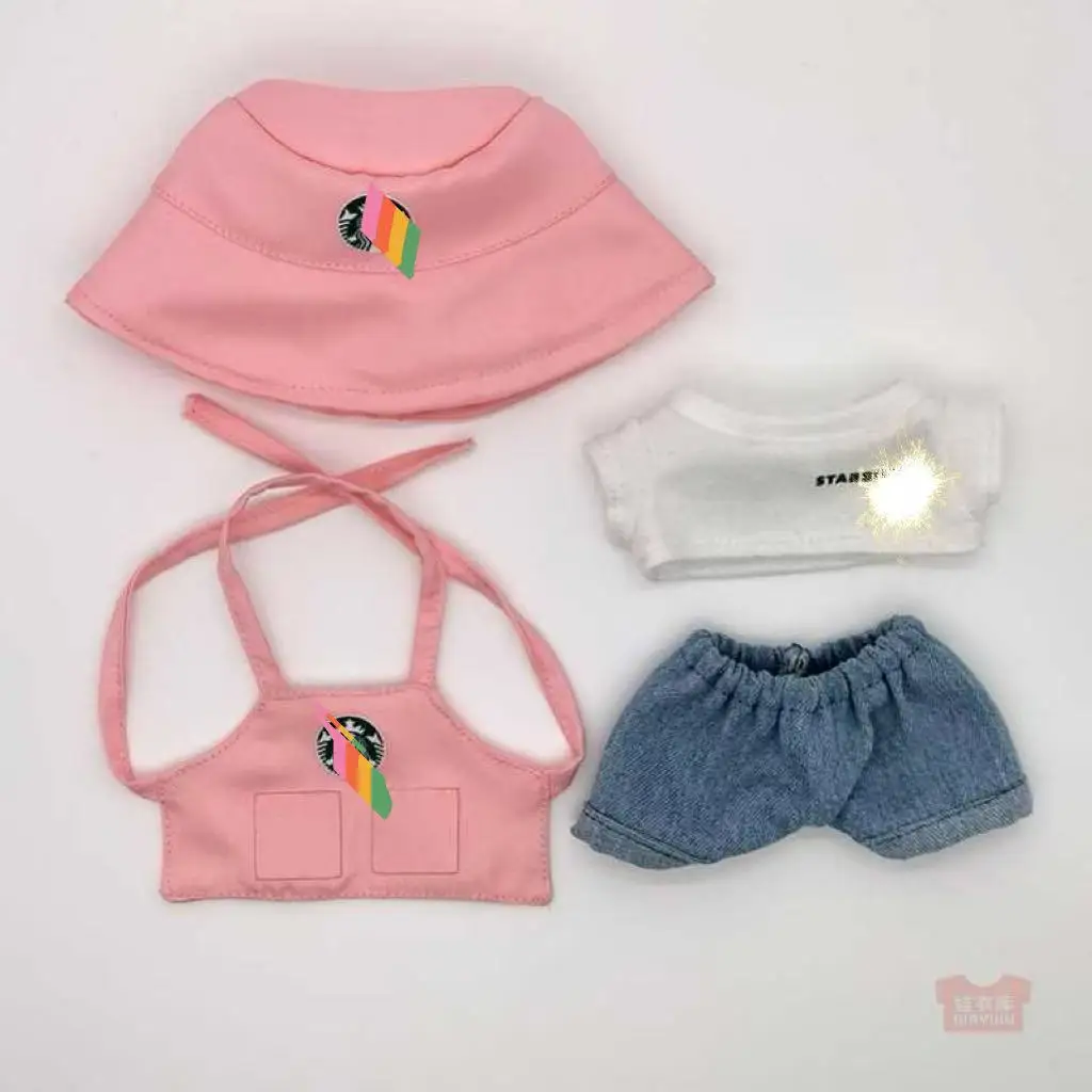 Labubu Coffee Clothes Set Labubu Overall Outfit Labubu Apon Luxury ...