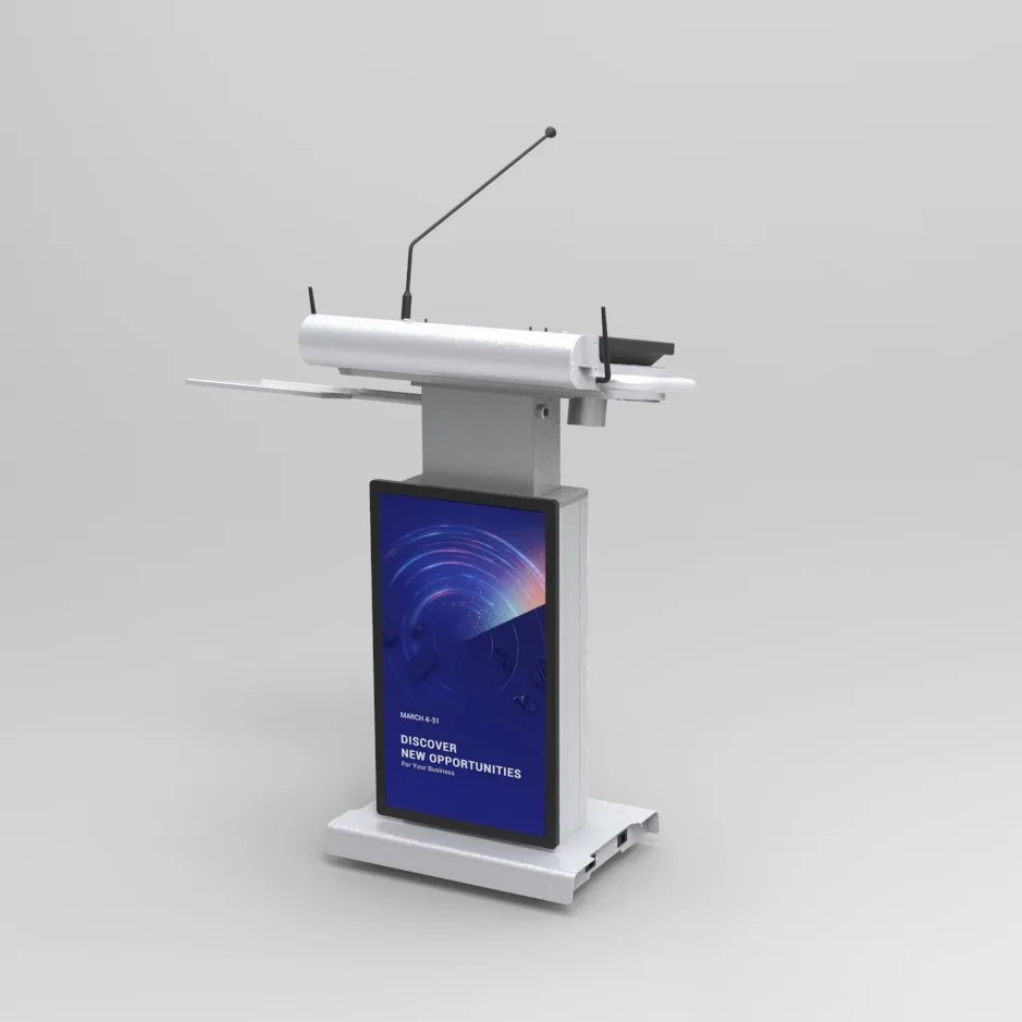 Pulpit For Church Multimedia Lectern 27inch Lcd Interactive Screen ...