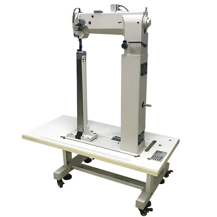 8703C Square Column High Long Arm Post Bed Leather Bag Sewing Machine