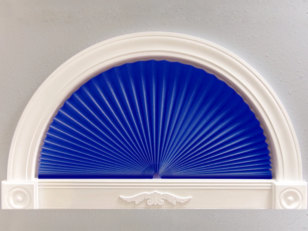 Arch Blinds Light Filtering Fabric Shades | Custom Trim to Size for ...