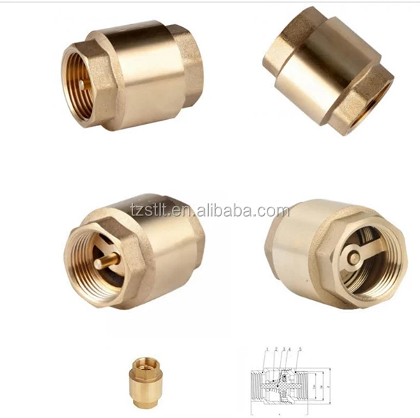 3 Inch Brass Horizontal Check Valve for Water - Reliable Non Return