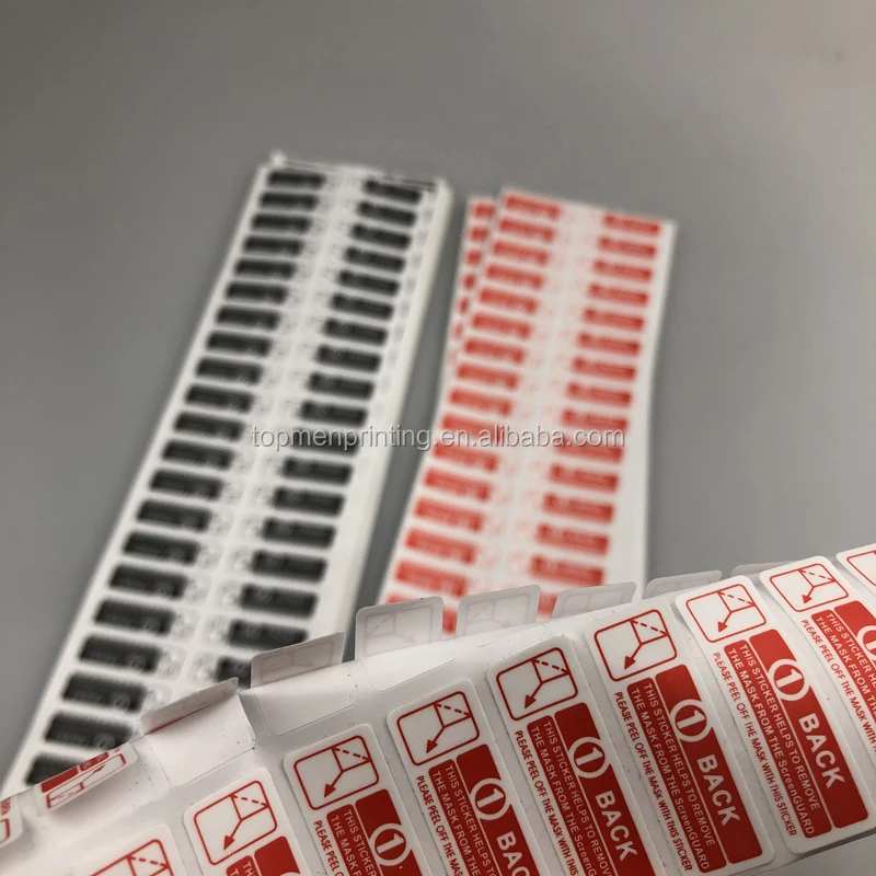 Custom Adhesive Labels for Screen Protectors - OEM