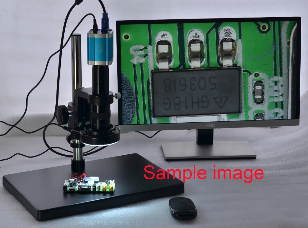 Portable Manual Focus Digital Microscope Holder - USB Stand