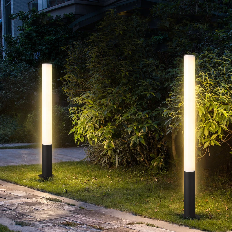 Modern Landscape Pole Light Waterproof Ip44 Aluminum Park Street Led ...