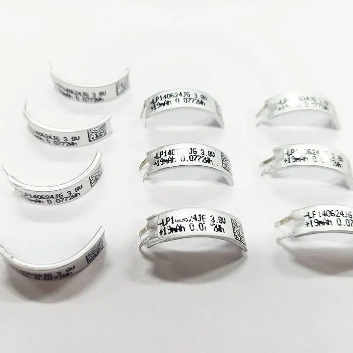 Arc Curved Lithium Polymer Battery Customized 3.7v 22mah 400629 Pcb ...