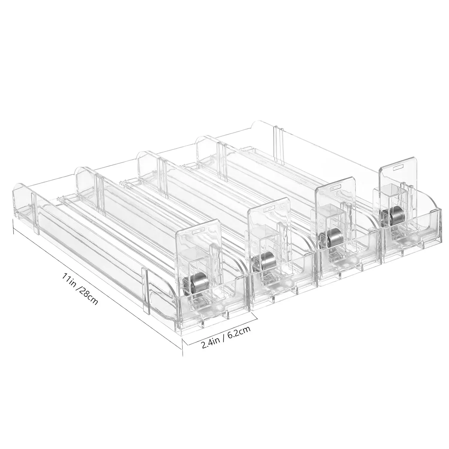 Gondola Shelving Pushers Shelf Mounted Bottle Pusher Kit Plastic ...