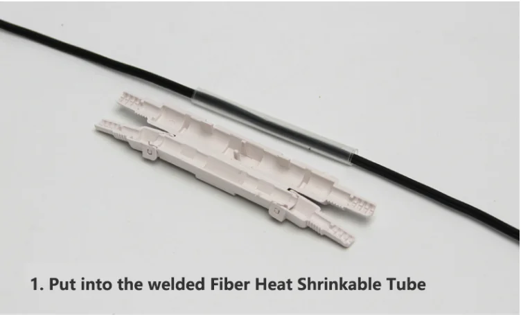 Waterproof Rounded Type Abs Ftth Fiber Optic Drop Cable Fusion Welding ...