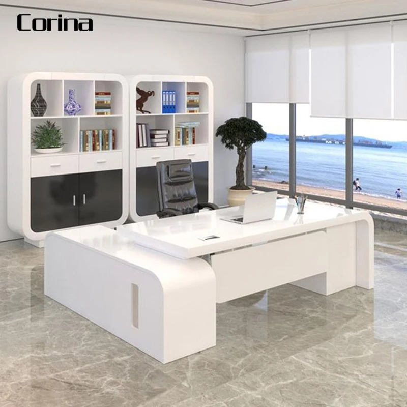 Modern Principal Office Executive Desk Furniture Set in Guangzhou ...
